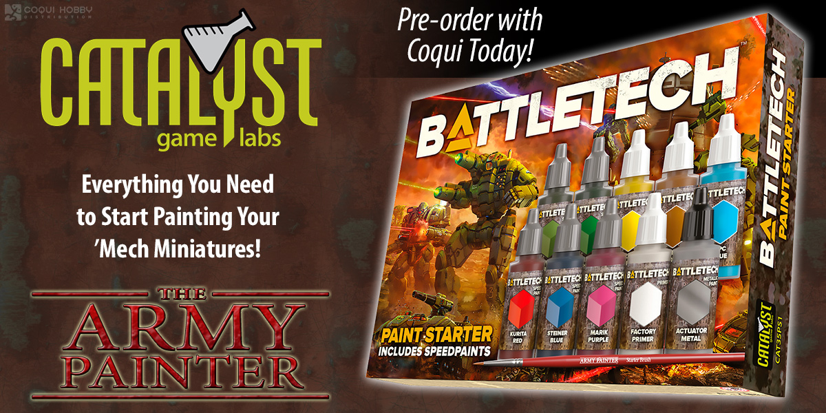 BattleTech: Paint Starter — Catalyst Game Labs • Coqui Hobby Distribution BattleTech: Paint Starter — Catalyst Game Labs • Coqui Hobby Distribution
